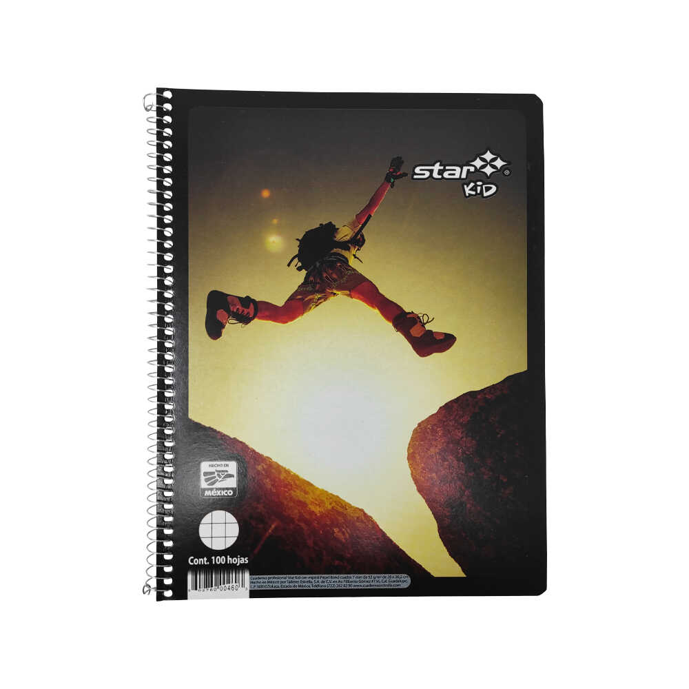 Cuaderno Profesional Estrella Espiral Cuadro 7Mm Est00460 100 Hojas ...
